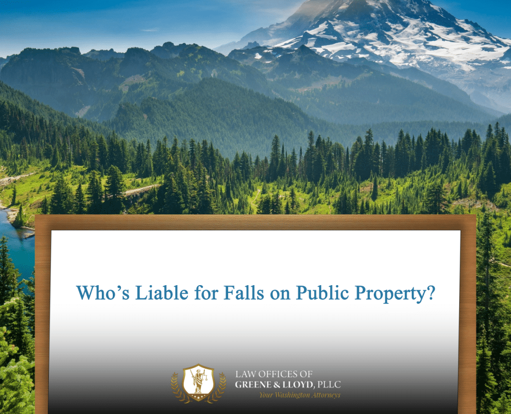 Who’s Liable for Falls on Public Property? - Law Offices of Greene and ...